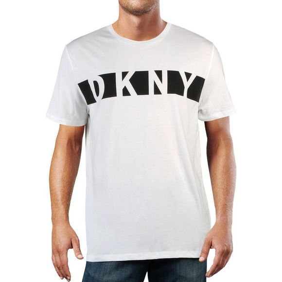 Dkny | Shirts | Dkny Mens White Cotton Short Sleeve Tee Logo Tshirt ...